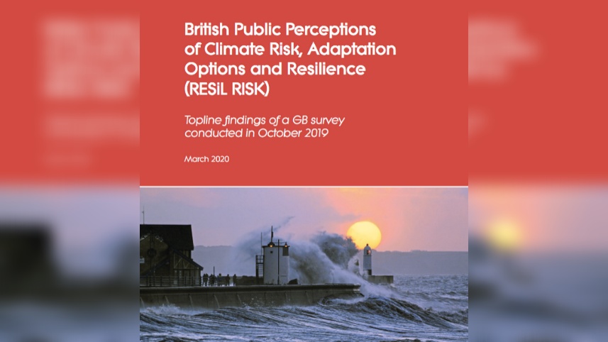 High levels of climate change acceptance in a new British survey ...