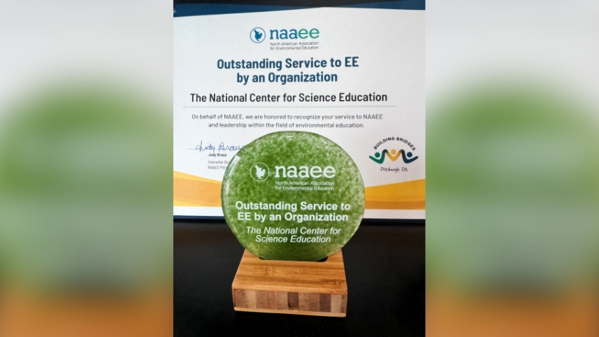 NCSE honored with Outstanding Service to Environmental Education award ...